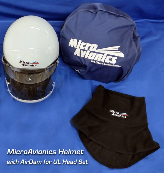 MicroAvionics Helmet with AirDam for UL Head Set – North Wing Sports