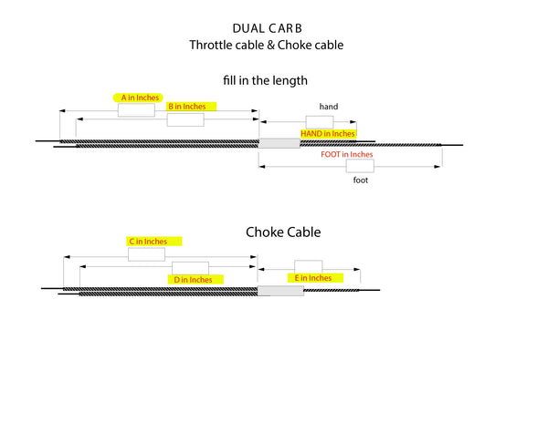 Choke Cable Assembly – North Wing Sports